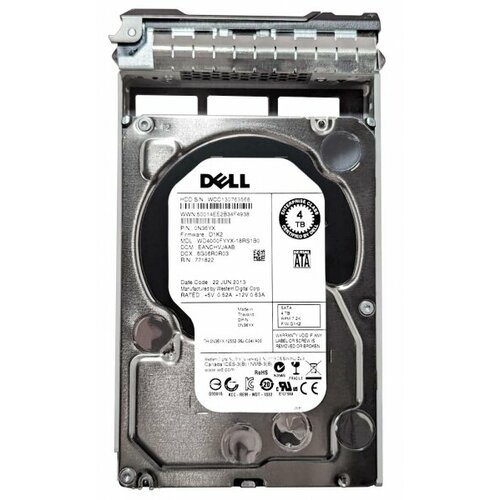 Жесткий диск Dell WD4000FYYX-18RS1B0 4Tb 7200 SATAIII 3,5" HDD
