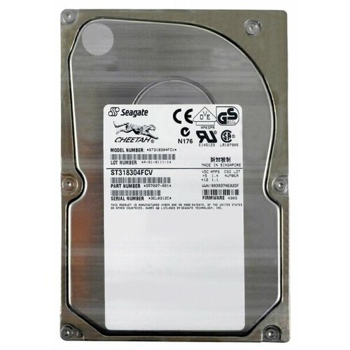 Жесткий диск Seagate ST318304FCV 18,4Gb 10000 Fibre Channel 3,5" HDD