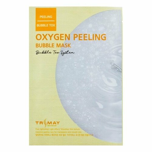 Тканевая очищающая кислородная маска для лица Trimay Oxygen Peeling Bubble Mask