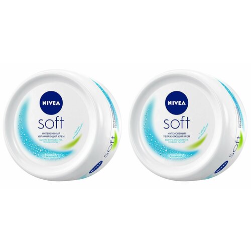 Увлажняющий интенсивный универсальный крем, Nivea, Soft, 200 мл, 2 шт