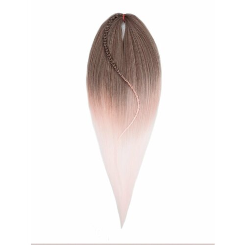 Hairshop Канекалон Вау Джау Розовая мечта 2 1,4м/100 г (Холодный бежевый мягкий переход в светлый розовый)