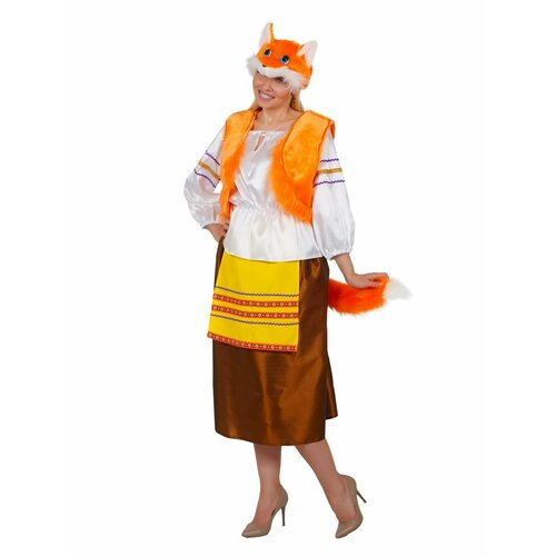 Взрослый карнавальный костюм EC-201055 Лиса-хозяюшка