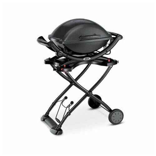 Электрический гриль Weber Q 1400 с тележкой Серый