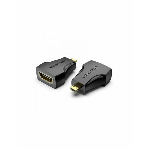 Кабель Vention Micro HDMI Male to HDMI Female Adapter Black (AITB0)