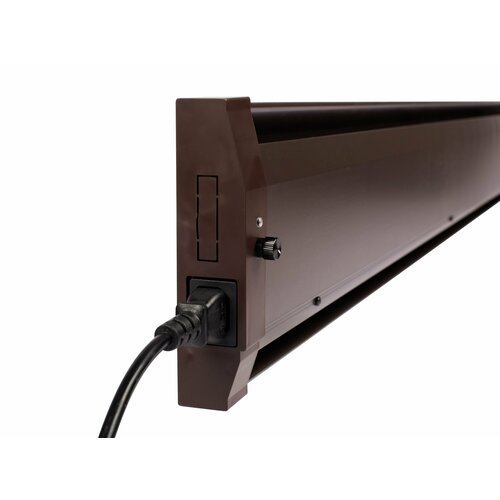 Плинтусный обогреватель Mr.Tektum Smart-Roll 600Вт 1,6м темно-коричневый подключение слева