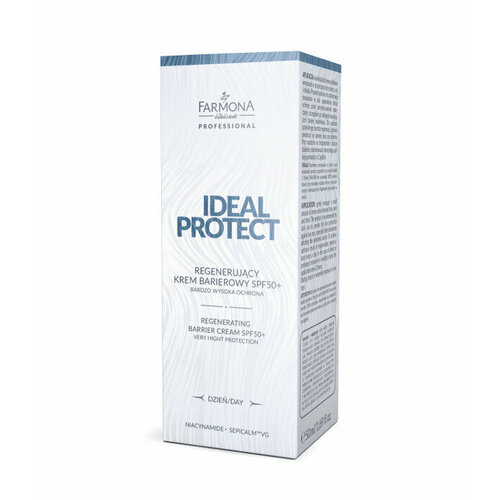 Крем для лица Farmona Ideal Protect, регенерирующий, СПФ 50+, 50 мл