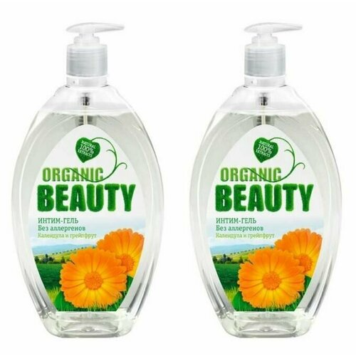 Organic Beauty Гель-интим Календула и Грейфрут, 500 мл, 2 шт