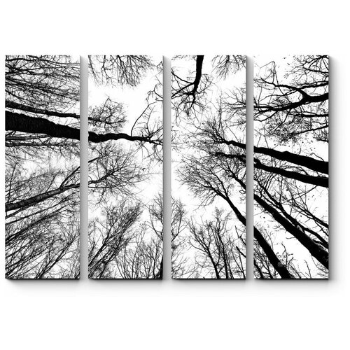 Модульная картина Осенний лес 110x83