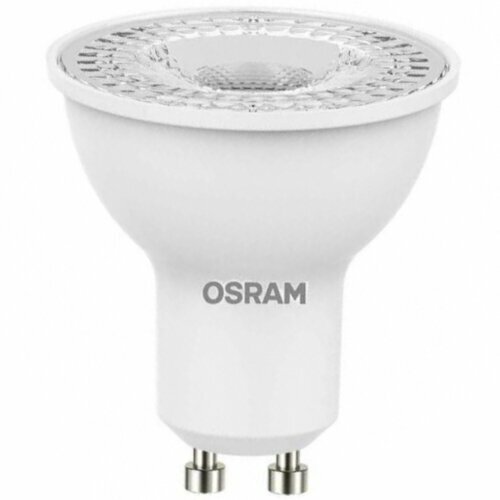 Лампа OSRAM LED Star GU10 PAR16 7Вт, светодиодная LED, 700 лм, эквивалент 75Вт, тёплый свет 3000К