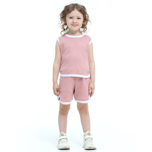 Комплект одежды GolD, размер 110, розовый