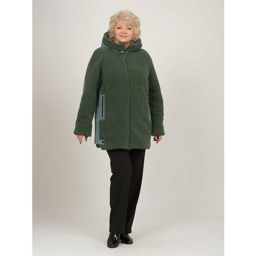 Куртка  Karmelstyle, размер 58, зеленый