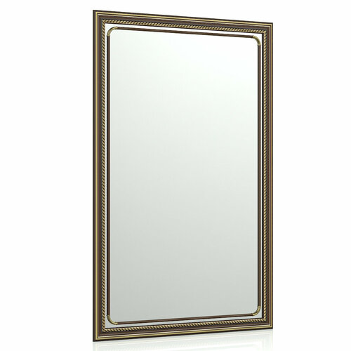 Зеркало 121 коричневый, ШхВ 50х80 см, зеркала для офиса, прихожих и ванных комнат, горизонтальное или вертикальное крепление