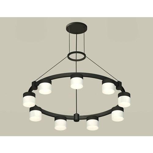 Подвесная люстра Ambrella Traditional DIY XR92051904, GX53, кол-во ламп:9шт, Черный
