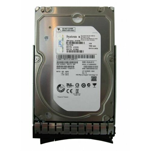 Жесткий диск Lenovo 81Y9791 1Tb 7200 SATAIII 3.5" HDD