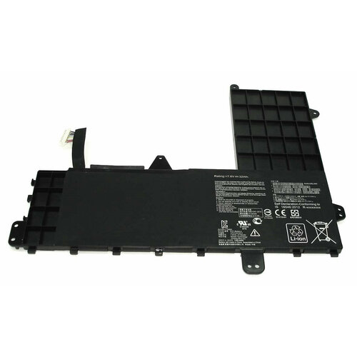 Аккумулятор B21N1506 для ноутбука Asus E502M 7.6V 32Wh (4200mAh) (Тип 2) черный