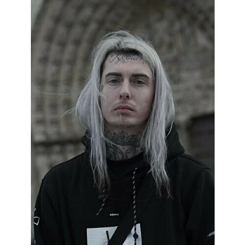 Плакат, постер на холсте Ghostemane/музыкальные/поп исполнитель/артист/поп-звезда/группа. Размер 42 х 60 см