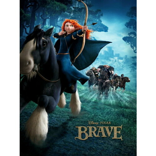 Плакат, постер на бумаге Brave/Храбрая сердцем/комиксы/мультфильмы. Размер 42 х 60 см