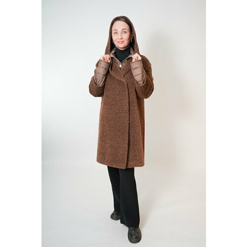 Пальто CINZIA ROCCA, размер 42, коричневый