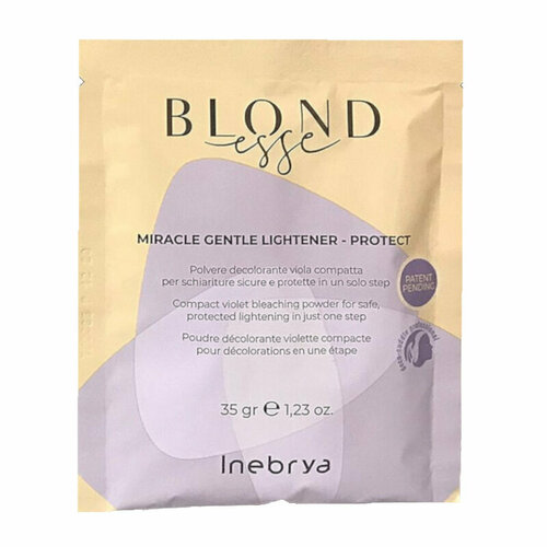 Обесцвечивающая пудра фиолетовая для волос Violet Bleaching Powder Blondesse Inebrya, 35 гр