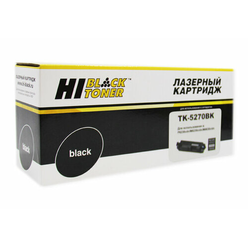 Тонер-картридж лазерный Hi-Black TK-5270 для Kyocera ECOSYS M6230cidn/ 6630/P6230cdn, черный