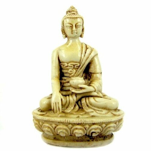 Фигурка Будда Шакьямуни дарит уверенность в себе - статуэтка фен шуй для декора спа салонов и йога центра 11,5см