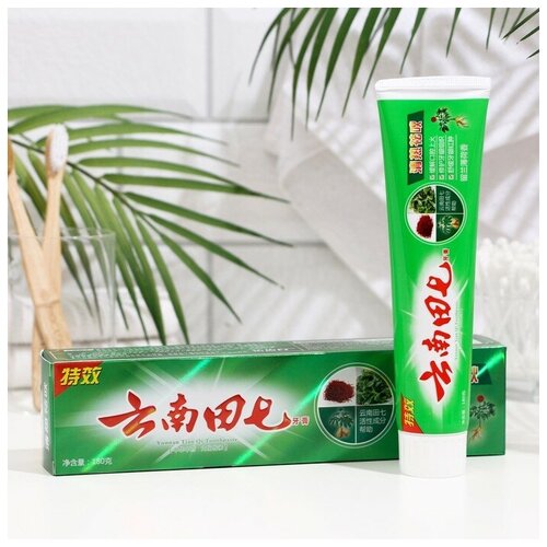 Зубная паста китайская традиционная на 3 травах, для чувствительных дёсен, 180 г (1шт.)