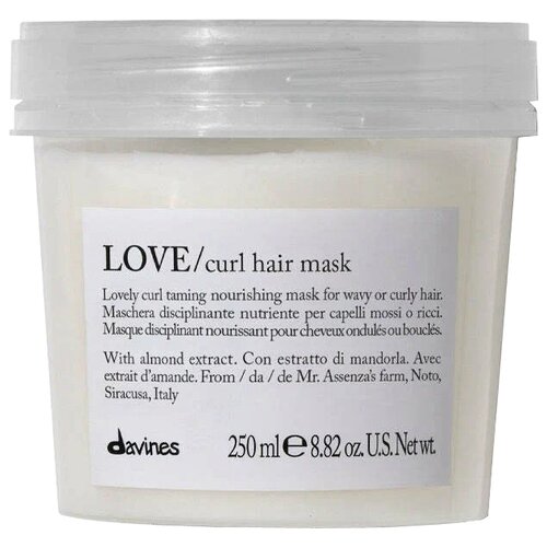 Davines Essential Haircare Love Маска для усиления завитка для волос, 250 мл, банка