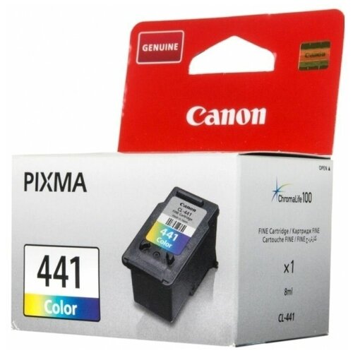 Картридж CANON CL-441, цветной (Colour) для струйного принтера.