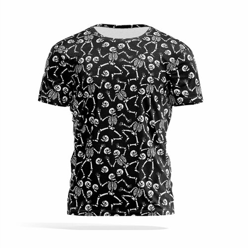 Футболка PANiN Brand, размер 5XL, черный, белый