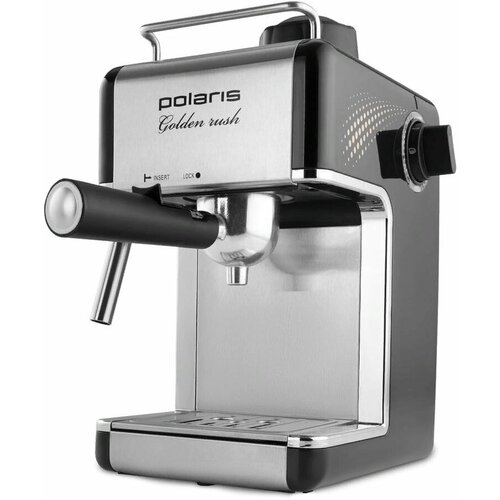 Кофеварка Polaris PCM 4006A, рожковая, черный
