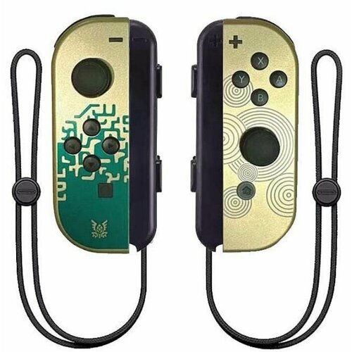 Геймпад совместимый с Nintendo Switch, 2 контроллера Joy-Con L/R (золотой Kingdom of Tears)