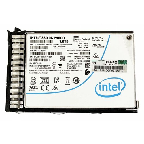 Жесткий диск HP P10222-B21 1,6Tb PCI-E 2,5" SSD