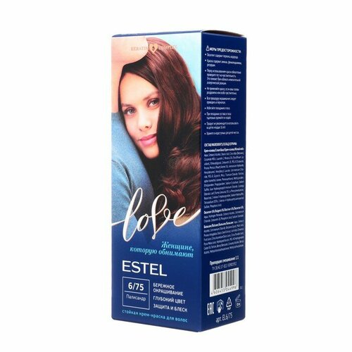 Estel Стойкая крем-краска для волос ESTEL LOVE палисандр