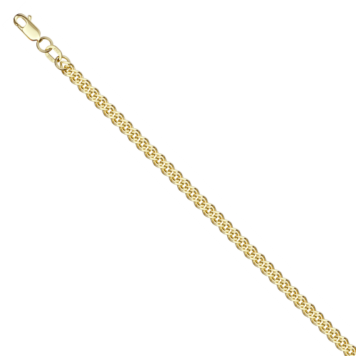 Цепь Diamant online Нонна, желтое золото, 585 проба, длина 50 см, средний вес 7.32 г