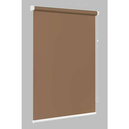Рулонные шторы Люкс коричневый 31х155 см
