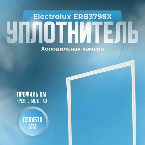 Уплотнитель для холодильника Electrolux (Электролюкс) ERB3798X. (Холодильная камера), Размер - 1130х570 мм. ОМ
