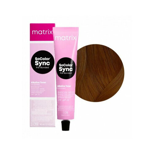 Matrix Краска для волос без аммиака SoColor Sync Pre-Bonded 5WN светлый шатен теплый натуральный 90 мл