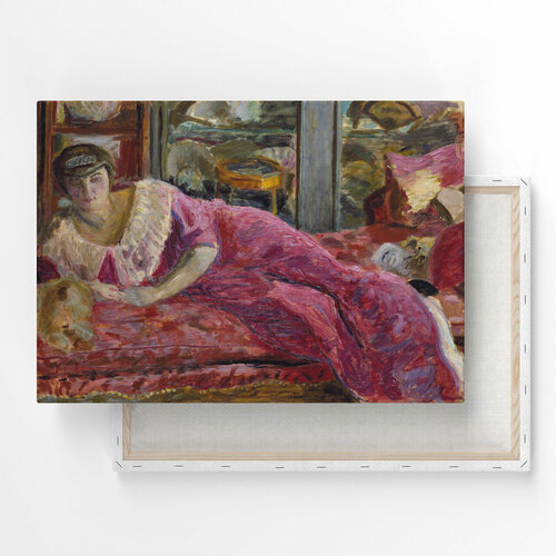 Картина на холсте, репродукция / Pierre Bonnard - Misia on a Divan / Пьер Боннар / Размер 60 x 80 см