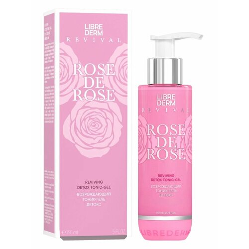 Librederm rose de rose тоник-гель возрождающий детокс 150 мл 3уп