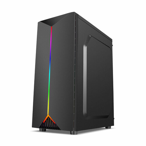 Корпус компьютерный Game BOOST 320-3 с вентилятором RGB и лентой в комплекте