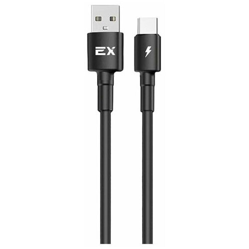 Дата-кабель/Exployd/USB - TYPE-C/круглый/чёрный/1М/2A/Rash/EX-K-1152