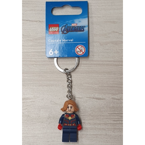 Брелок LEGO серия Marvel Avengers - персонаж Капитан Марвел