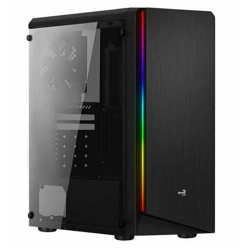 Корпус AeroCool Rift BG черный, Mid-Tower, Mini-ITX, Standard-ATX, USB 2.0 Type-A, USB 3.2 Gen1 Type-A, RGB, 1 x 120 мм