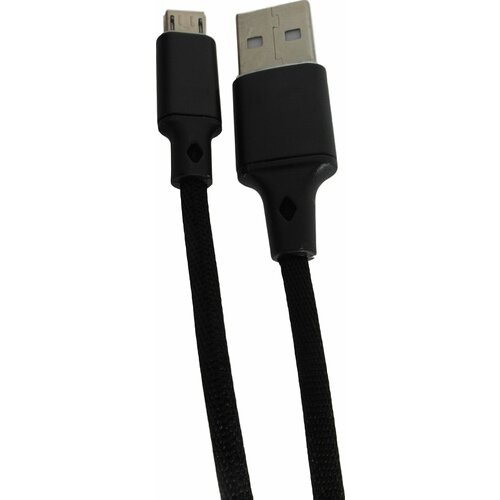 Кабель micro USB "Mi-Digit" M388, в нейлоновой оплетке, усиленное соединение кабеля с коннектором,