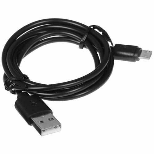 Кабель круглый FinePower micro USB - USB черный 1 м