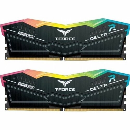 Оперативная память Team Group DDR5 T-Force Delta RGB 32GB (2x16GB) 6600MHz CL34 (34-40-40-84) 1.4V Black (FF3D532G6600HC34DC01)