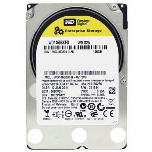 Жесткий диск Western Digital WD1460BKFG 146Gb SAS 2,5" HDD