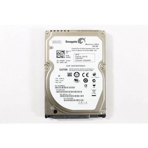 Жесткий диск Seagate XDNFF 250Gb 7200 SATAII 2,5" HDD