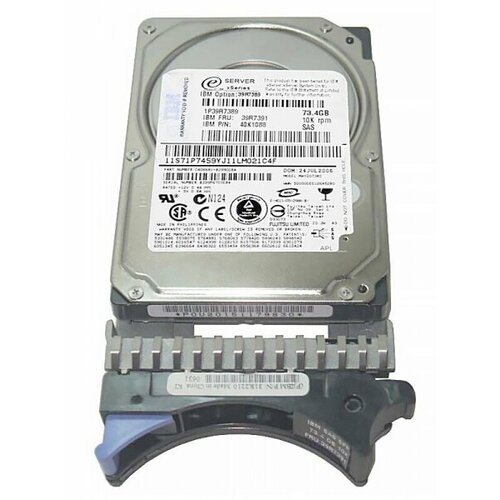 Жесткий диск IBM 39R7391 73Gb 10000 SAS 2,5" HDD