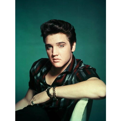 Плакат, постер на холсте Presley Elvis/Элвис Пресли/музыкальные/поп исполнитель/артист/поп-звезда/группа. Размер 42 х 60 см